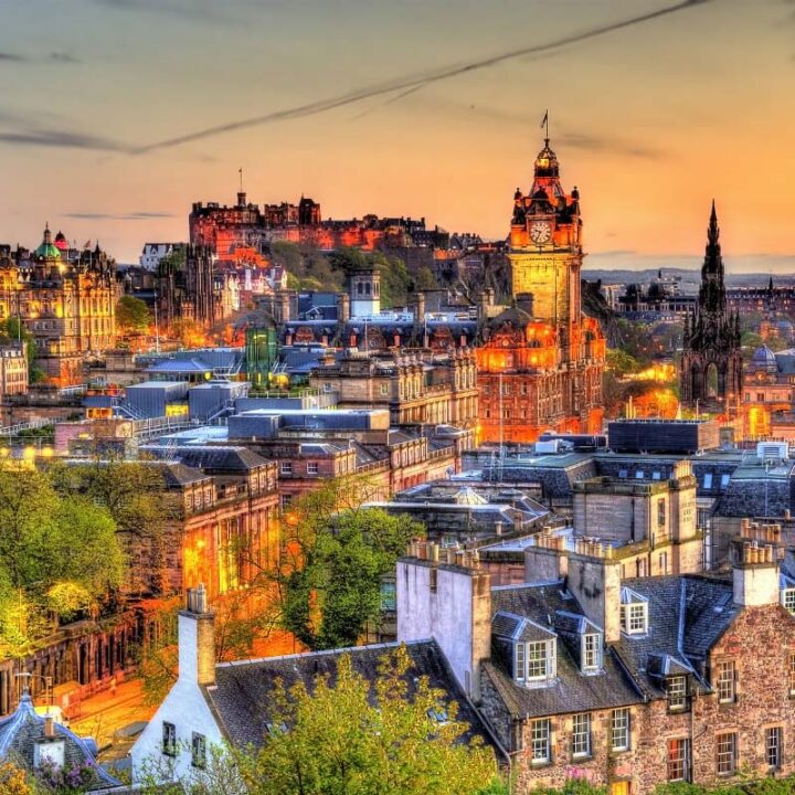 11 Spectacular Places for you to experience the Sunset Edinburgh style